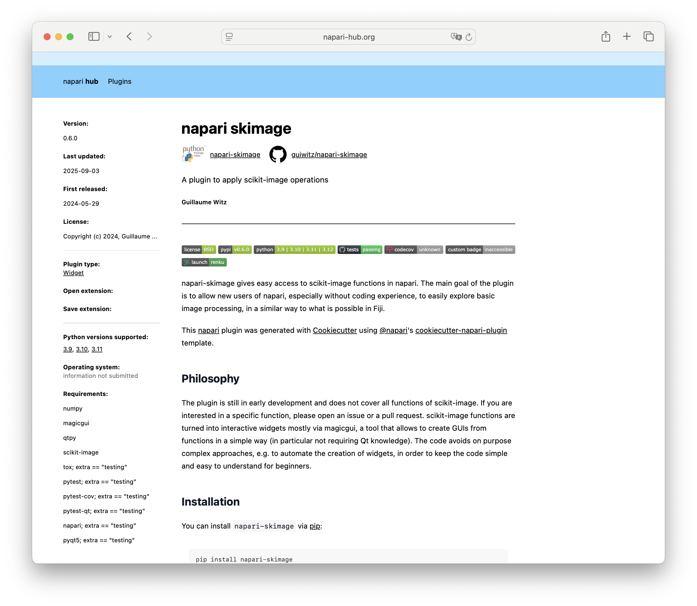 napari plugins — napari for Beginners